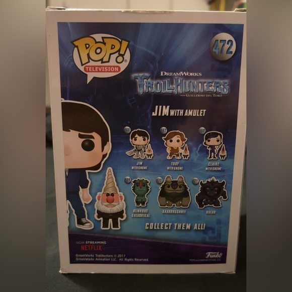 Funko | Toys | Trollhunters Funko Pop Television Jim With Amulet Vinyl ...